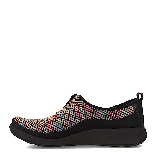 BZees Womens Imagine Slip-On Black/Rainbow 9 M