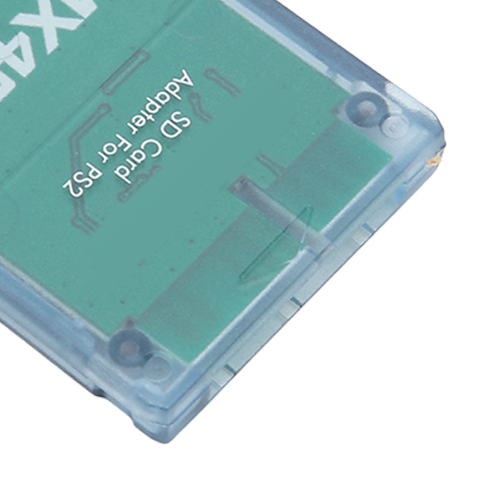 MX4SIO SIO2SD TF Reader Adapter for PS2, Not a Memory But a Adapter, Replacement Memory Reader Adapter for PS2(Blue)