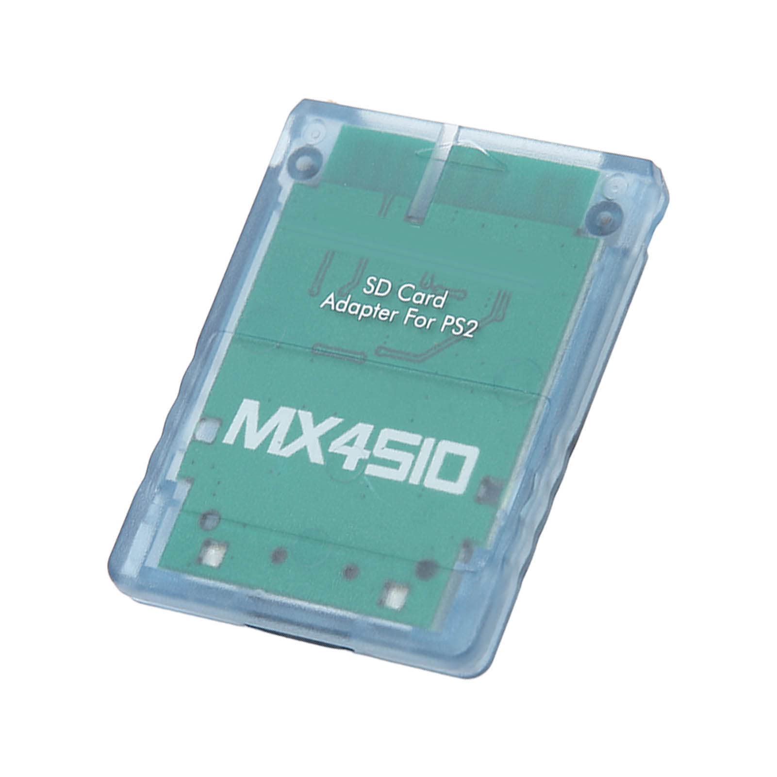 MX4SIO SIO2SD TF Reader Adapter for PS2, Not a Memory But a Adapter, Replacement Memory Reader Adapter for PS2(Blue)