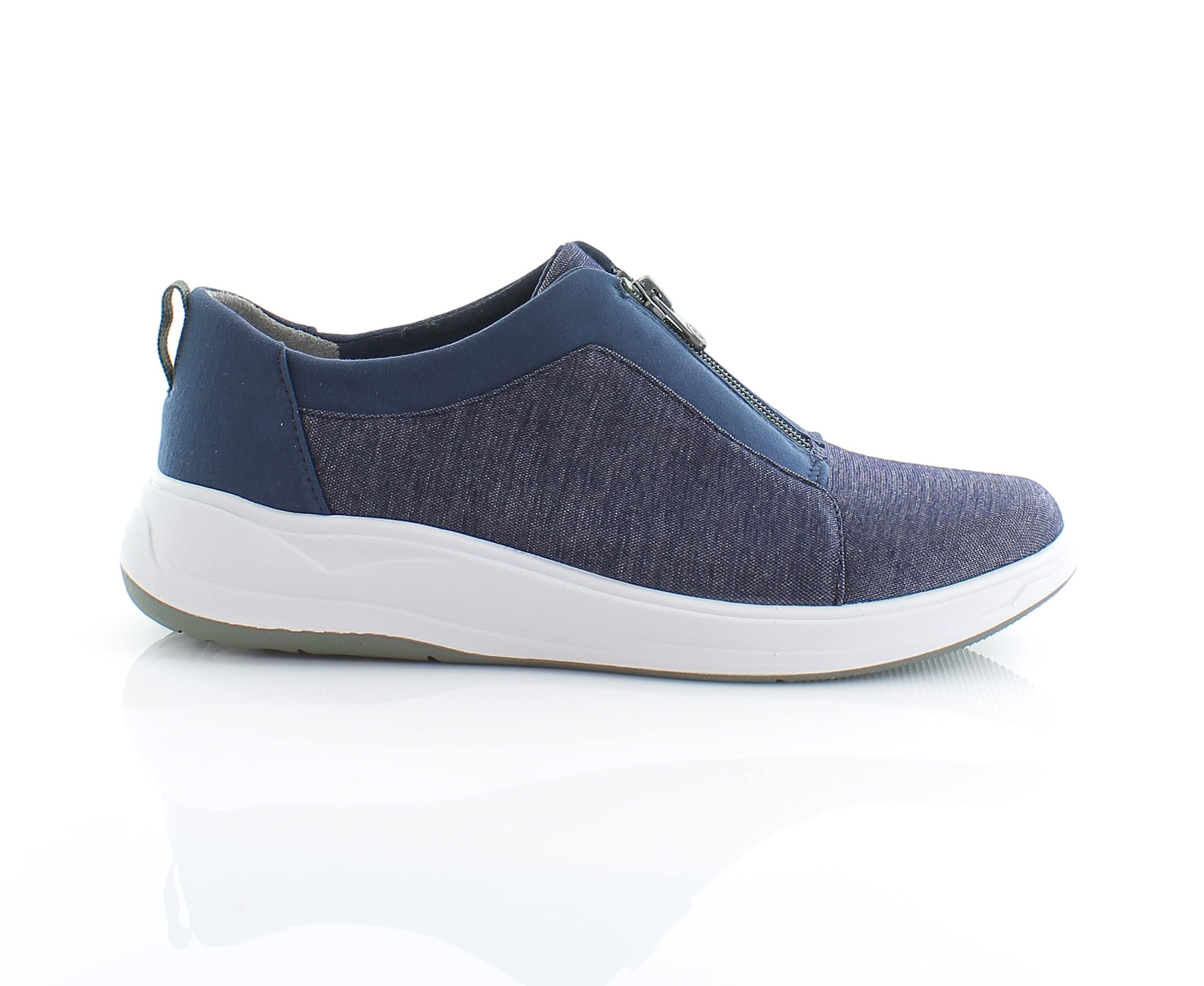 BZees Women's Take It Easy Sneaker, Navy Blazer Shimmer, 8