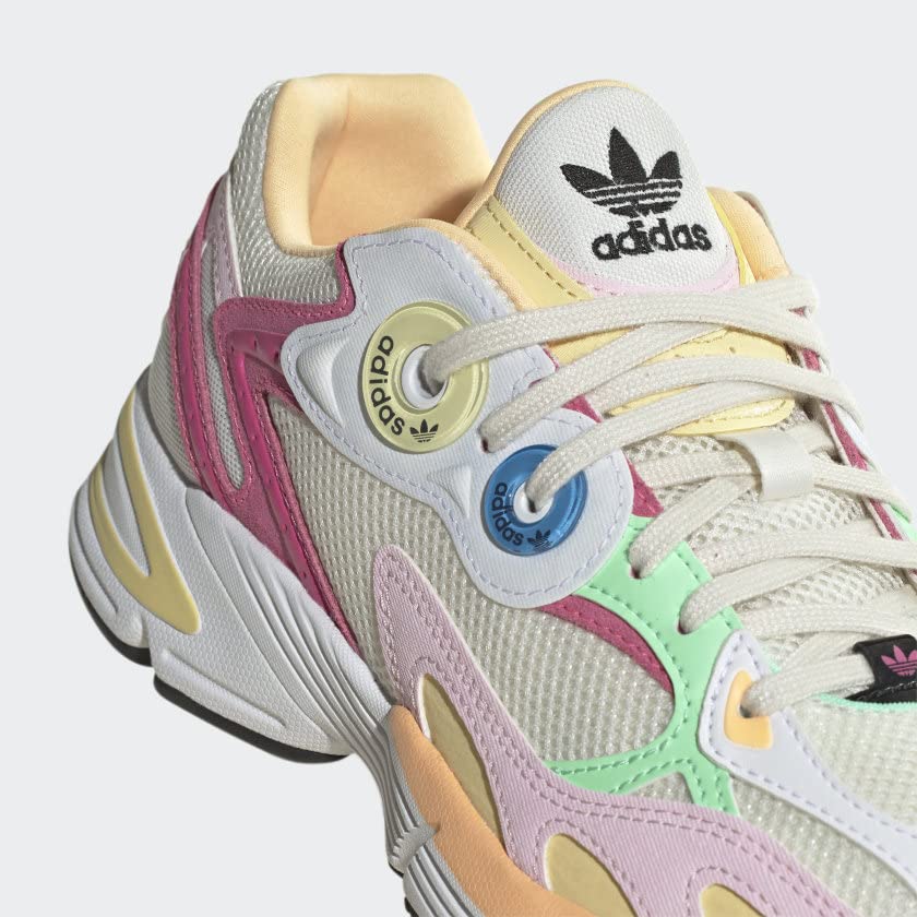 adidas Originals Women's Astir Sneaker, Off White/Pulse Mint/Clear Pink, 8.5