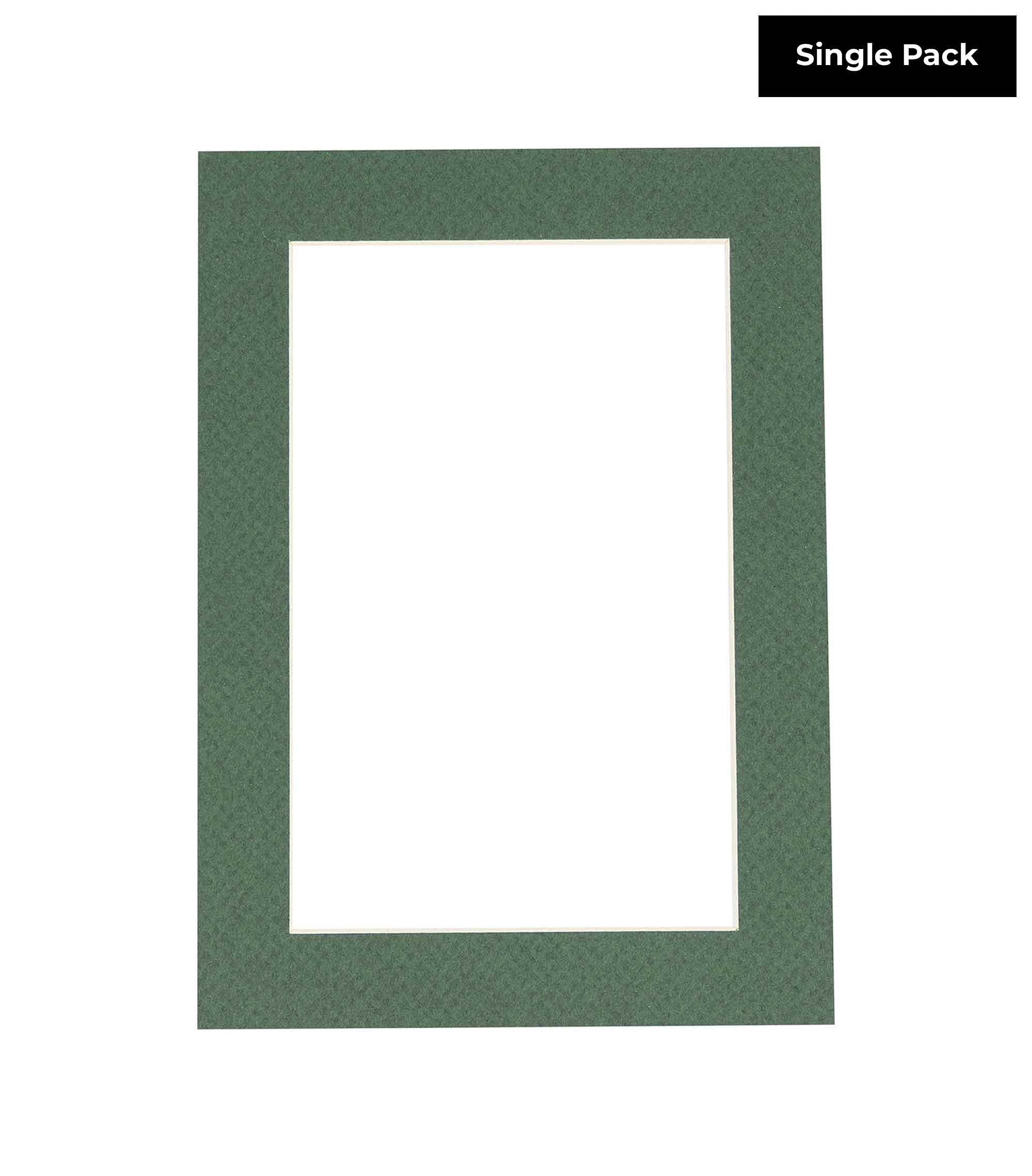 16x40 Mat Bevel Cut for 12x36 Photos - Acid Free Hunter Green Precut Matboard - For Pictures, Photos, Framing - 4-ply Thickness