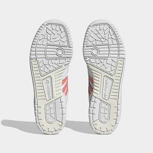 adidas Originals Women's Rivalry Low Sneaker, White/Coral Fusion/Gold Metallic, 8.5