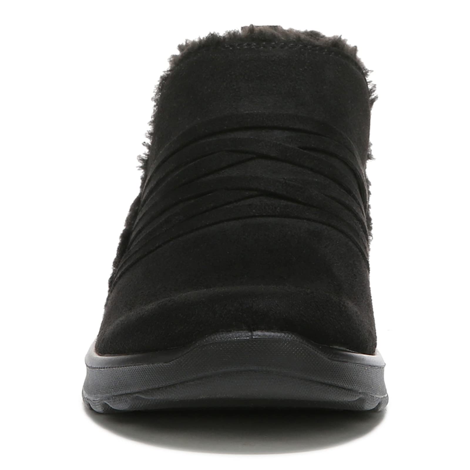 BZees Womens Glide Slip-On Ankle Boot Black 6.5 M