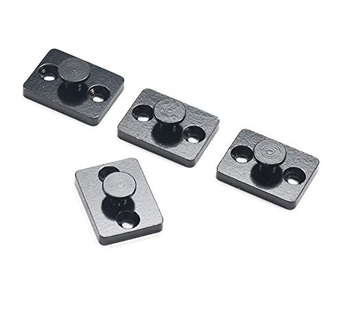 HARDJULAN 37-3/8in Bi-fold Barn Door Hardware,Heavy Duty Black Track Top Mount Kit for 2 Doors(No Door)