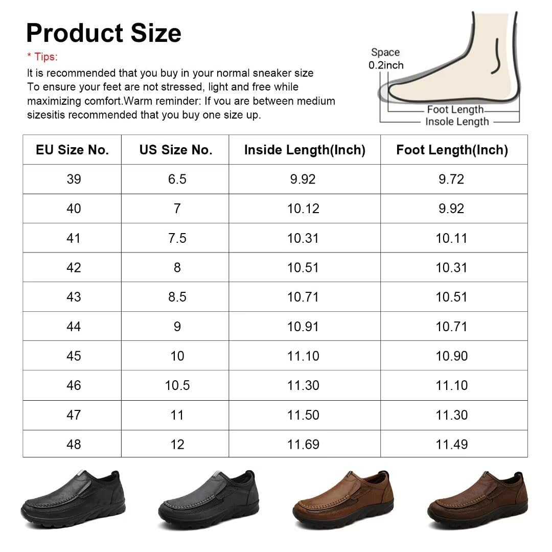 Men Casual Slip On Loafers, Mens Comfortable Moccasin Shoes for Walking and Driving, Soft Daily Sneaker, Mocasines para Hombre Light Brown
