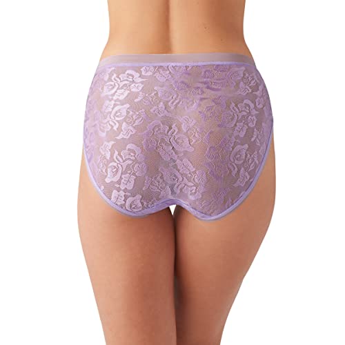 Wacoal Women's Awareness Hi-Cut Brief Panty, Purple Rose, Large