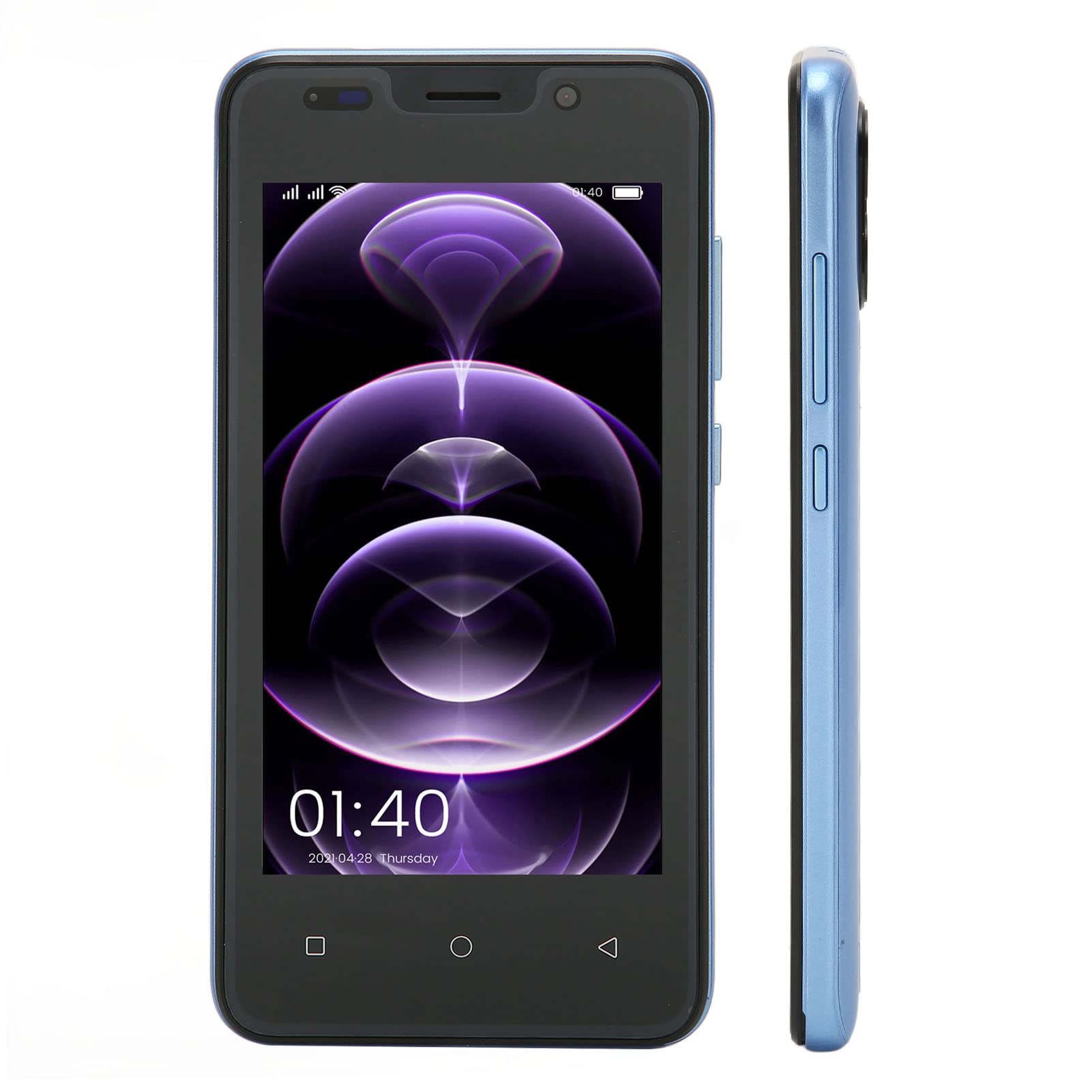 iP13 Pro Unlocked Smartphones, for Android 6 Cheap Cell Phones, 4.66" HD Screen Unlocked Cell Phone, Dual SIM, Dual Camera, Ultra Thin, Face Unlock, 2GB 32GB, 3200mAh, Support T Mobile,(Light Blue)
