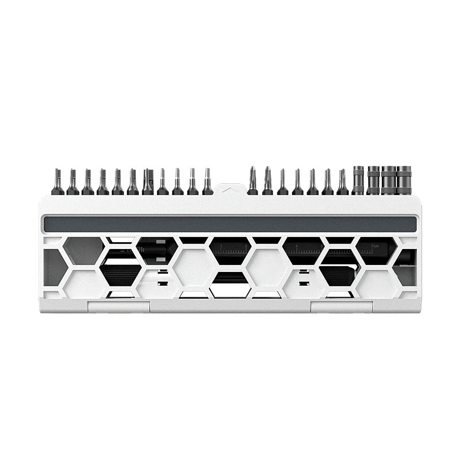 Precision Screwdriver Set 46 in 1 Electronic Repair Kit Small Magnetic Bits with Phillips Slotted Torx Hex Pentalobe for iPhone Tablet Laptop Game Console