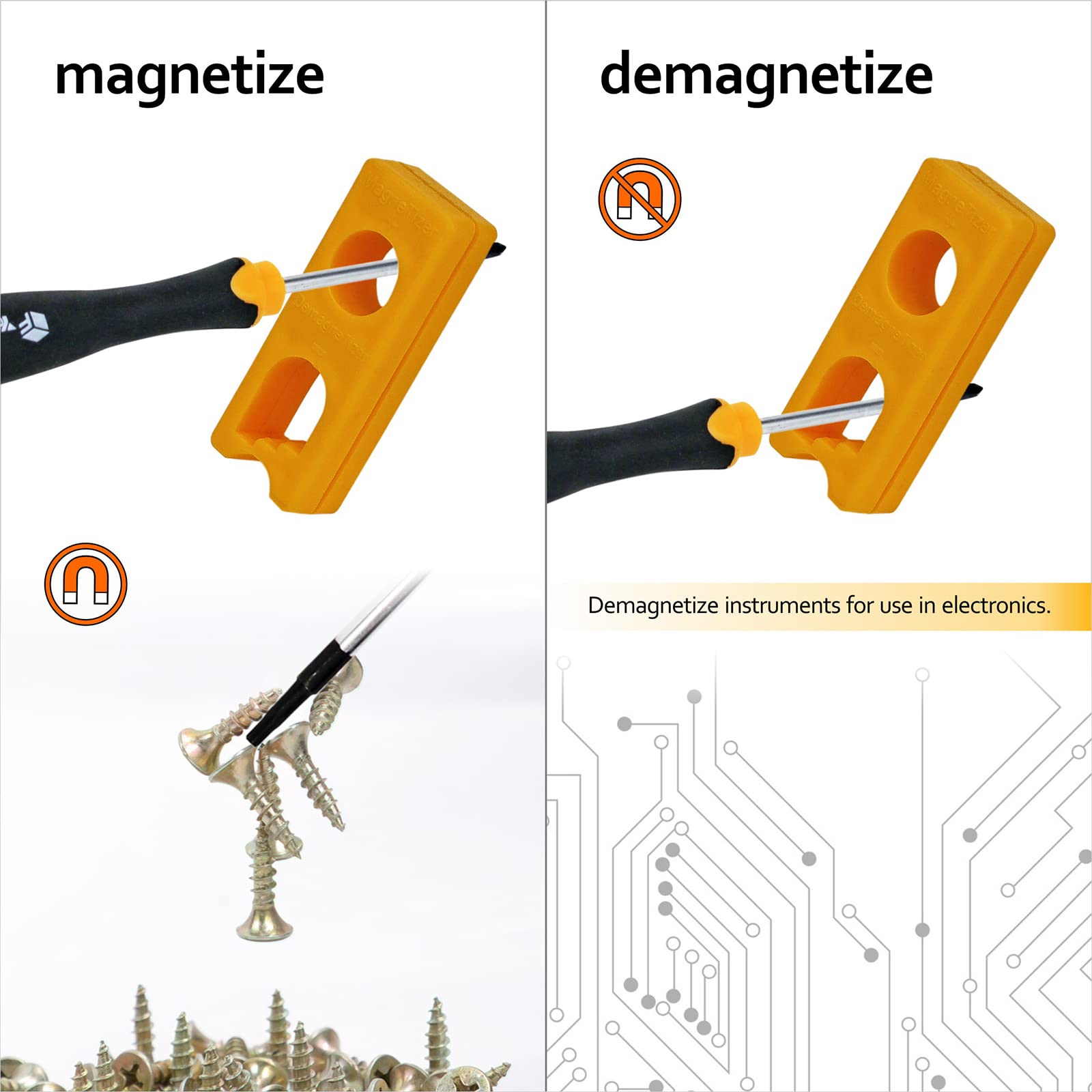 YF YoungFulTool 13 Pieces Magnetic Screwdriver Set Flat Phillip Torx Head Precision Screwdriver Set with SL PH TORX Head Magnetizer Demagnetizer and Canvas Pouch for Storing