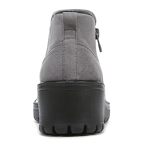 BZees Women's Bliss Ankle Boots, Evening Sky Grey, 9.5