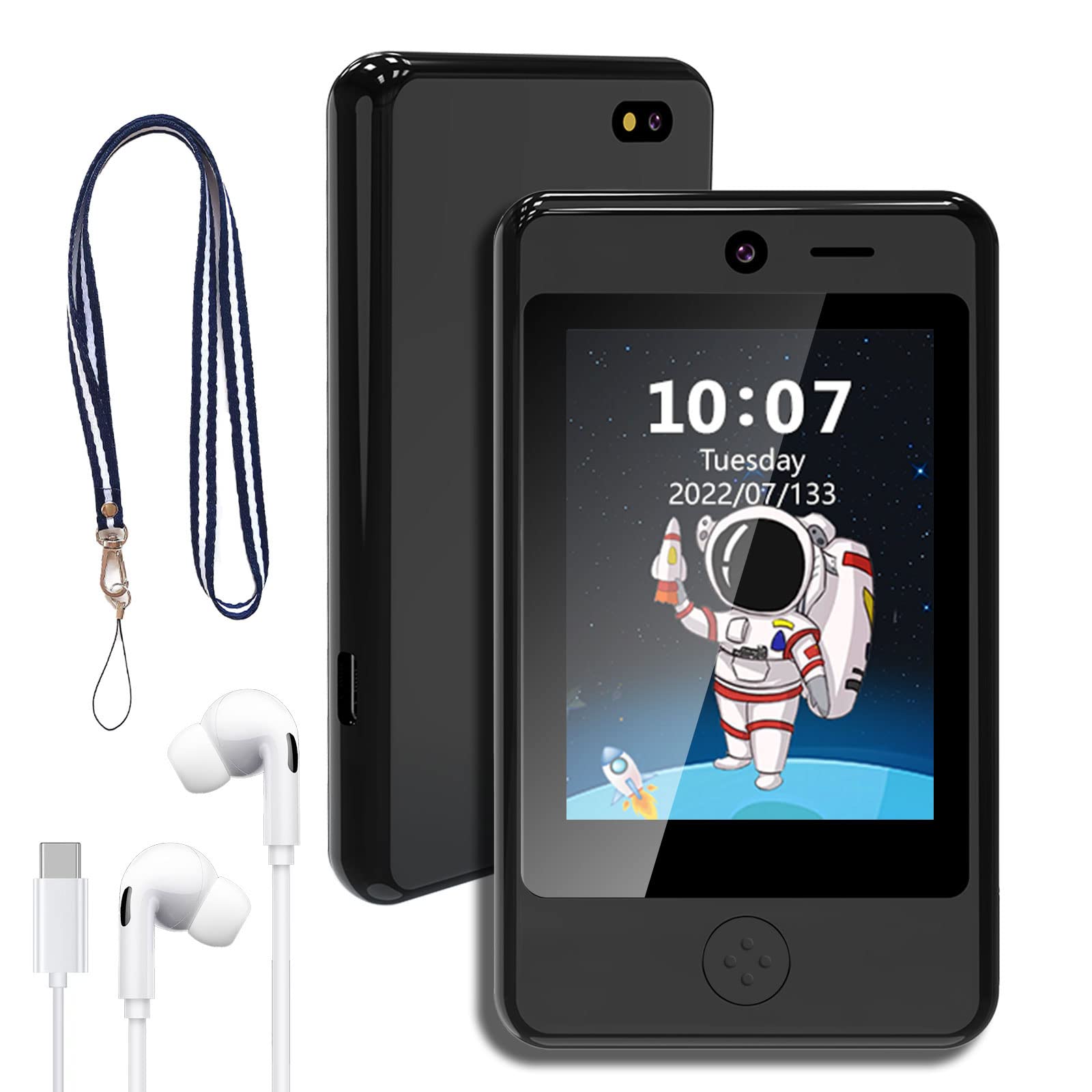 PTHTECHUS® Kids Phone Toy for Boys Girls, 3.8 "Touch Screen Toddler Smartphone with Fun Cameras 16 Games MP3 Music Player Audio Recorder Pedometer Torch Alarm Clock Children Phone for Ages 4-14