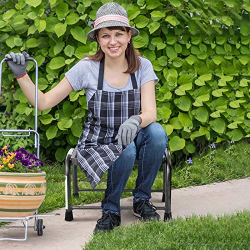 Giantex Step Stool with Handle, Medical Step Stool w/ Handle and Non Skid Rubber Platform, 330 Lbs Load Capacity Heavy Duty Safety Step for Old People, Elderly Adults