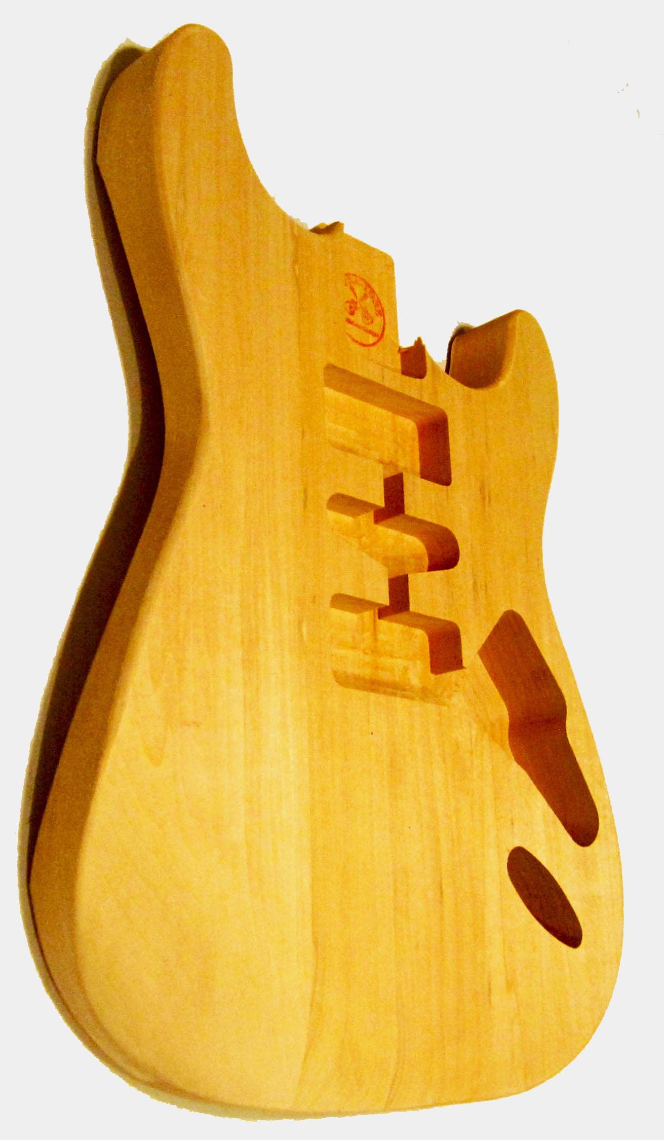 Supra-Tone Electric guitar body, unfinished, ST type, Basswood, Hardtail, Made in USA