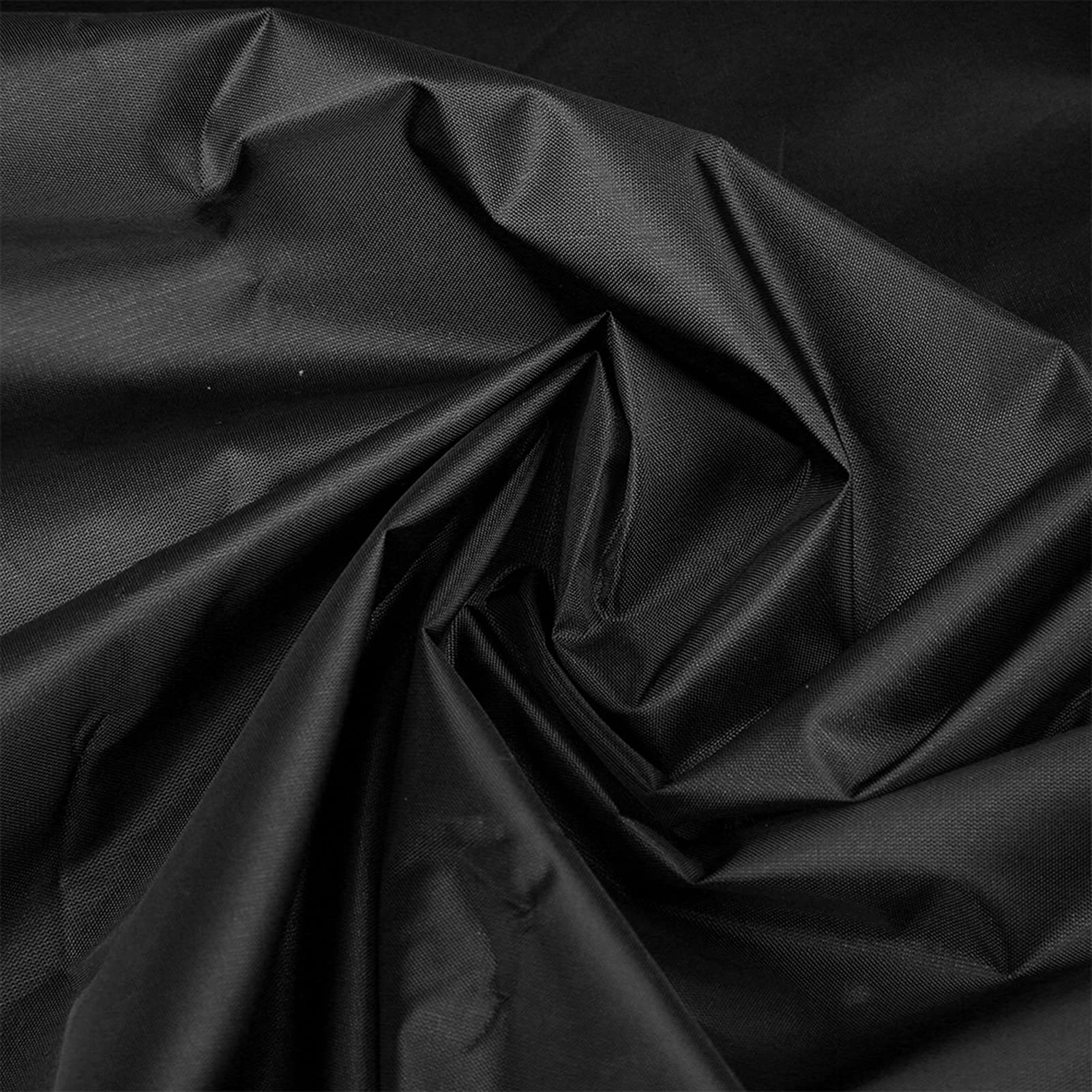 Patio Swing Cushion Cover Replacement,Garden Courtyard Outdoor Waterproof Polyester Taffeta 3‑Seats Swing Chair Hammock Seat Cushion (Black)
