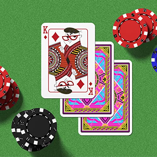 My Pet Elephant Cartoon Pack of Playing Cards - Premium Fancy Card Game with Jokers Included