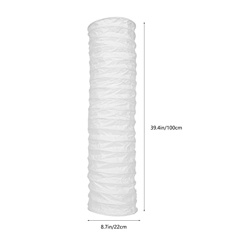 Uonlytech Paper Floor Lamp Shades Nordic Style Table Light Cover Barrel Chandelier Protector for Home Hotel Bedside Desk Wall Floor Lamp