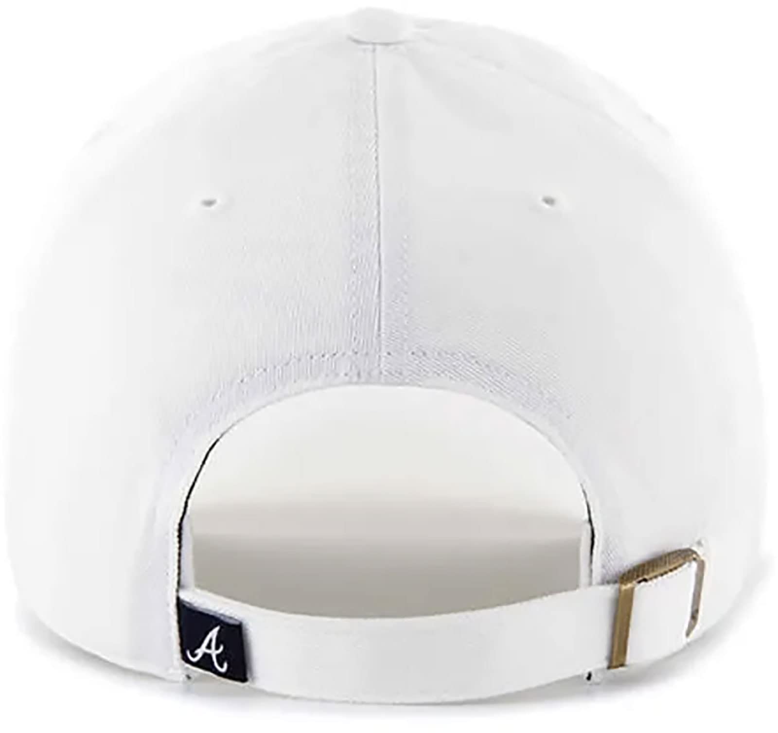 '47 New York Yankees Adjustable Cap Clean Up MLB, Atlanta Braves White, One Size