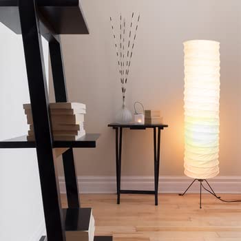 Uonlytech Paper Floor Lamp Shades Nordic Style Table Light Cover Barrel Chandelier Protector for Home Hotel Bedside Desk Wall Floor Lamp