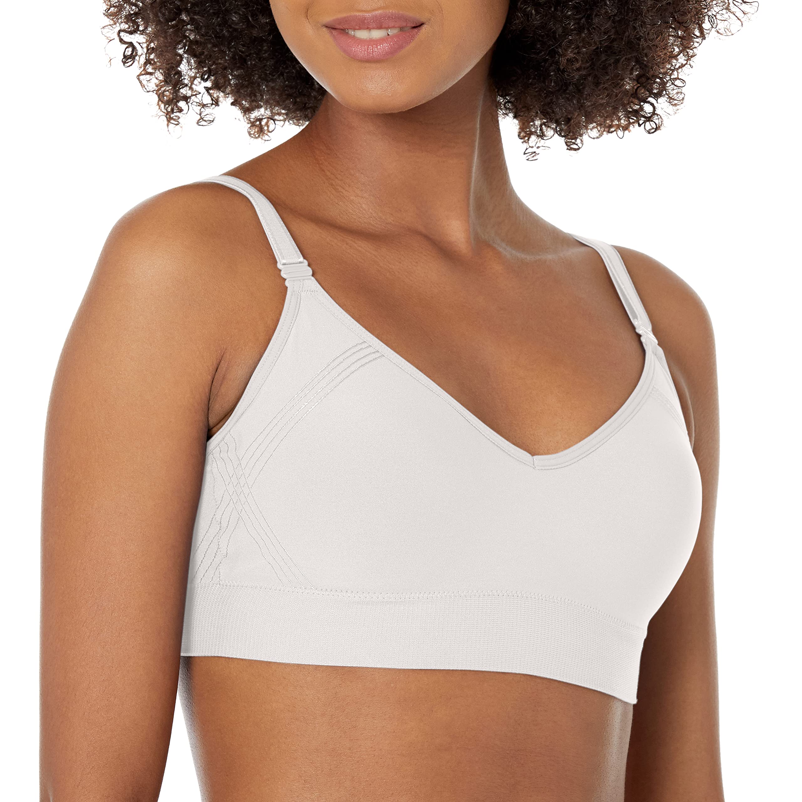 Warner's Women's Easy Does It Wireless Lift Convertible Comfort Bra RN0131A, White, 2X-Large