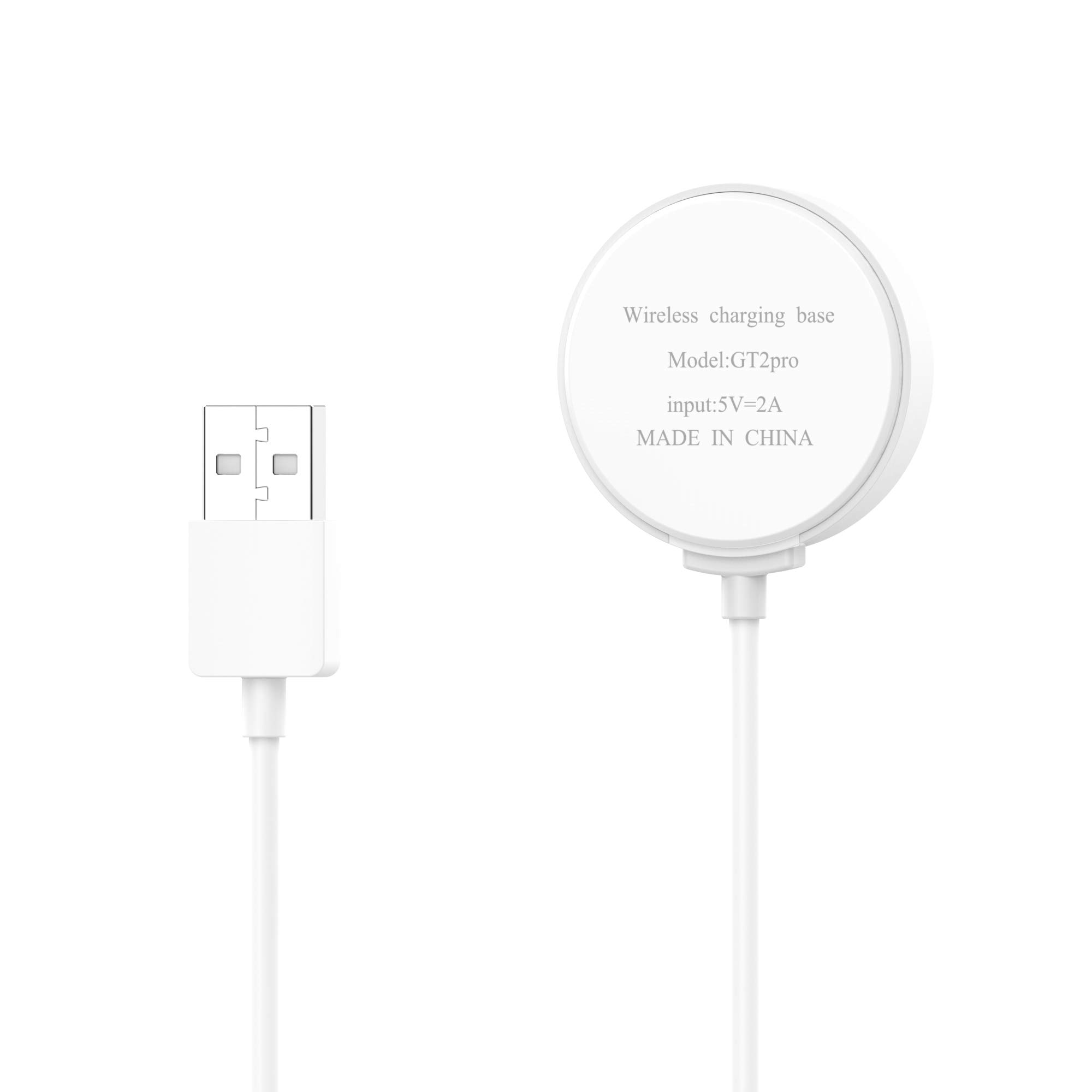 FitTurn Compatible with Huawei Watch Ultimate/GT3/GT Runner/watch3 Pro New/GT2 PRO/GT3 Pro/Watch D Charger Charging Cable -2 Pack 3.3FT Replacement Charging Cradle Adapter Dock for GT3 Smartwatch