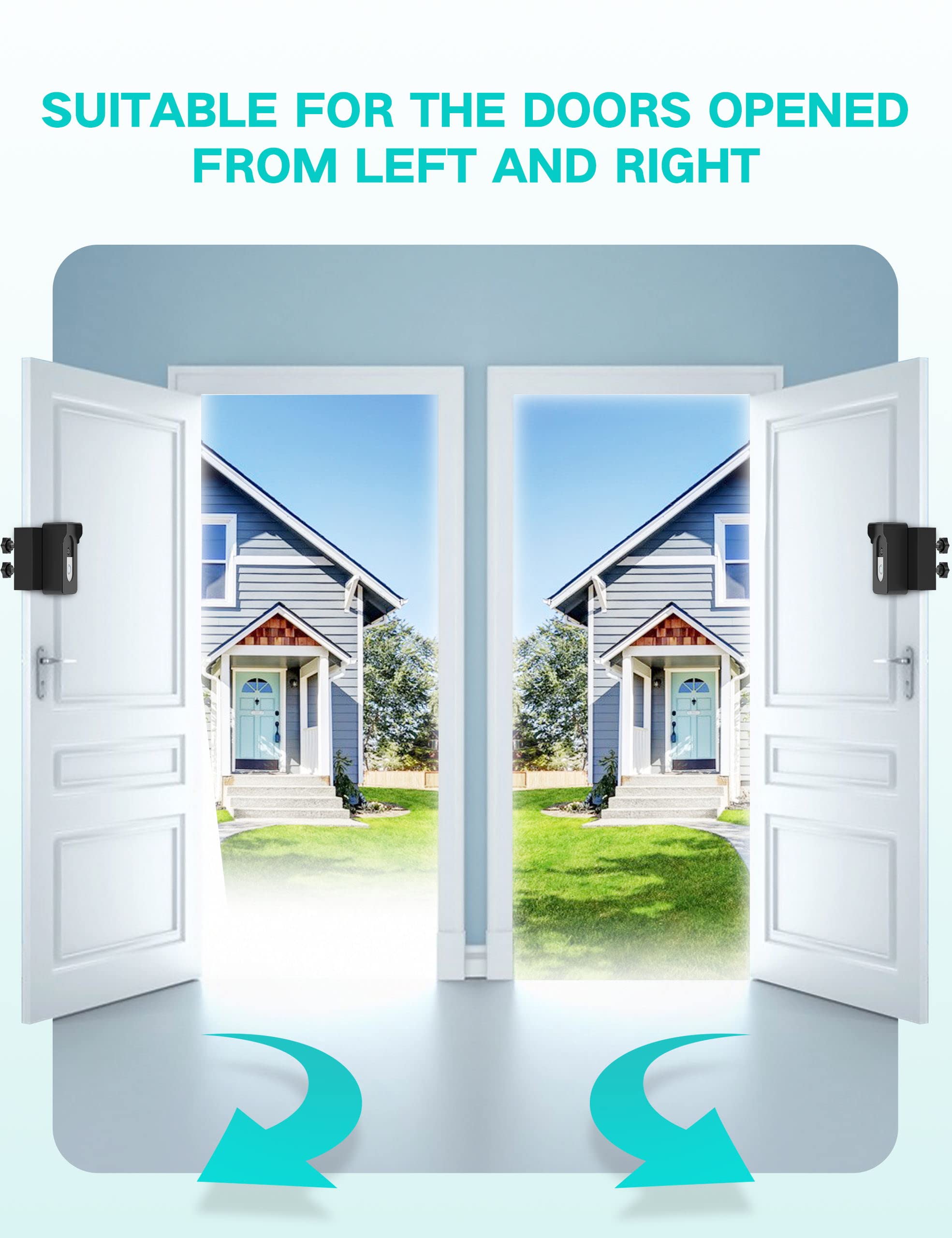 Weatherproof Anti-Theft Video Doorbell Mount Compatible with Video Doorbell, Adjustable No-Drill Mounting Bracket Wedge Adapter Holder Accessories for Home Rentals