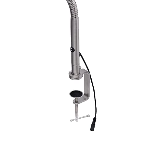 Daylight U35108 Clamp on, LED, Brushed Steel