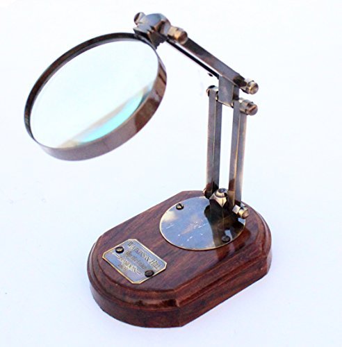 Antique Decorative Watkins & Hills Opticians London 1805 Antique Brown Marine Vintage Magnifying Glass - Collectiblesbuy