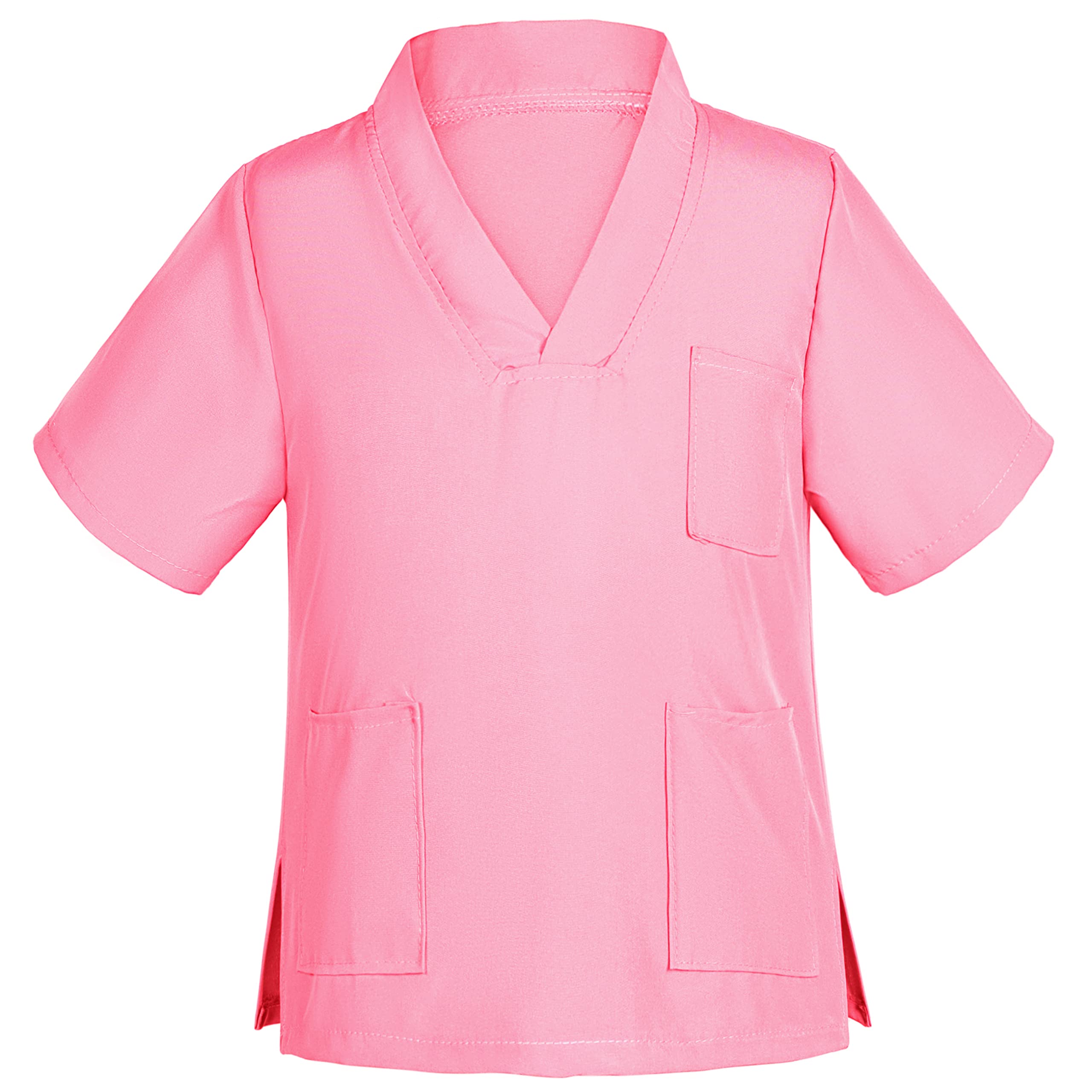 Doctor Costume for Kids Scrubs Pants with Accessories Set Toddler Children Cosplay 7-8 Years Pink