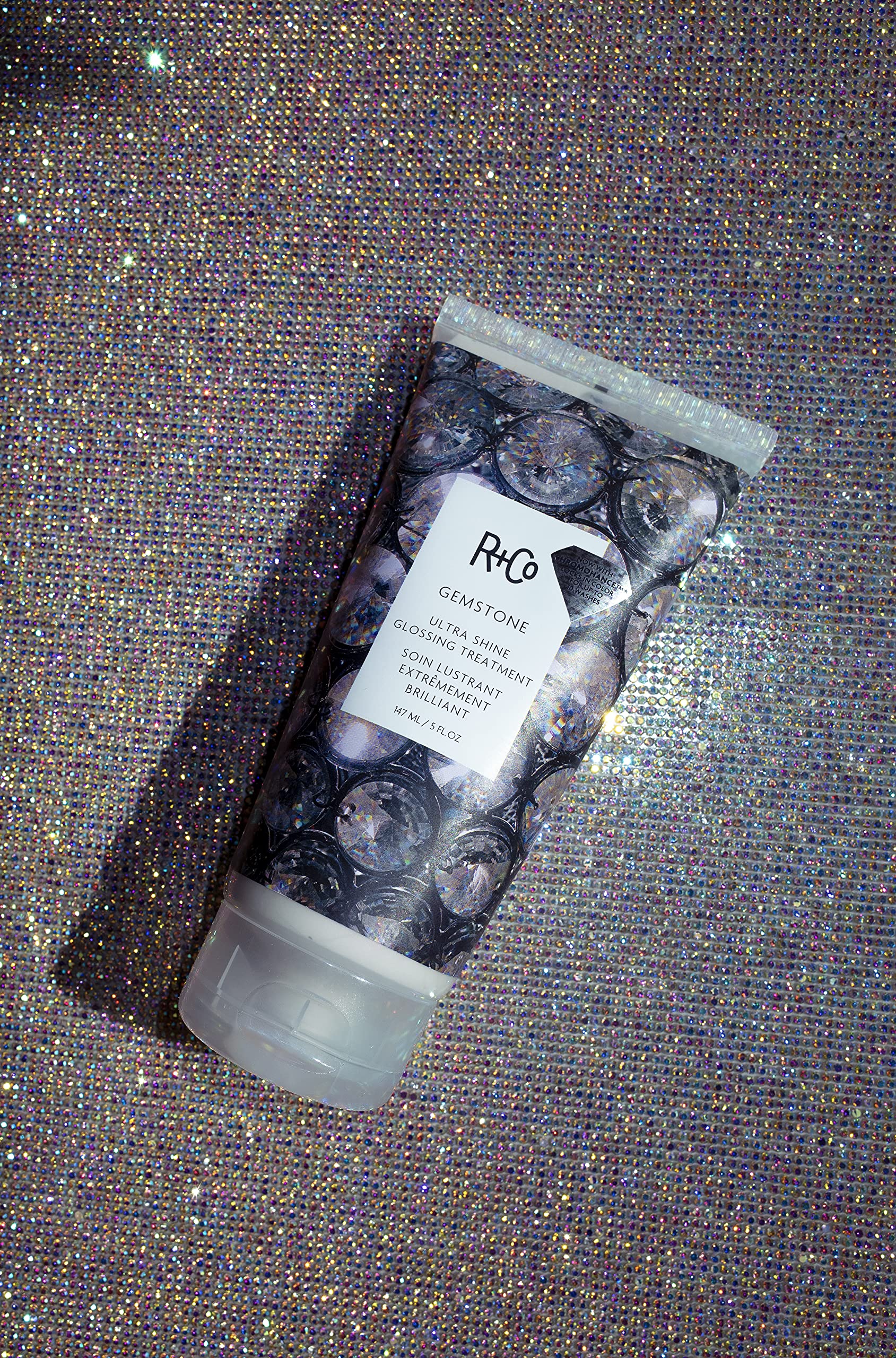 R+Co Gemstone Shampoo/Conditioner/Gloss Trio Packette | Repairs + Preserves Hair Color, Frizz Control | Vegan + Cruelty-Free | .25 Oz