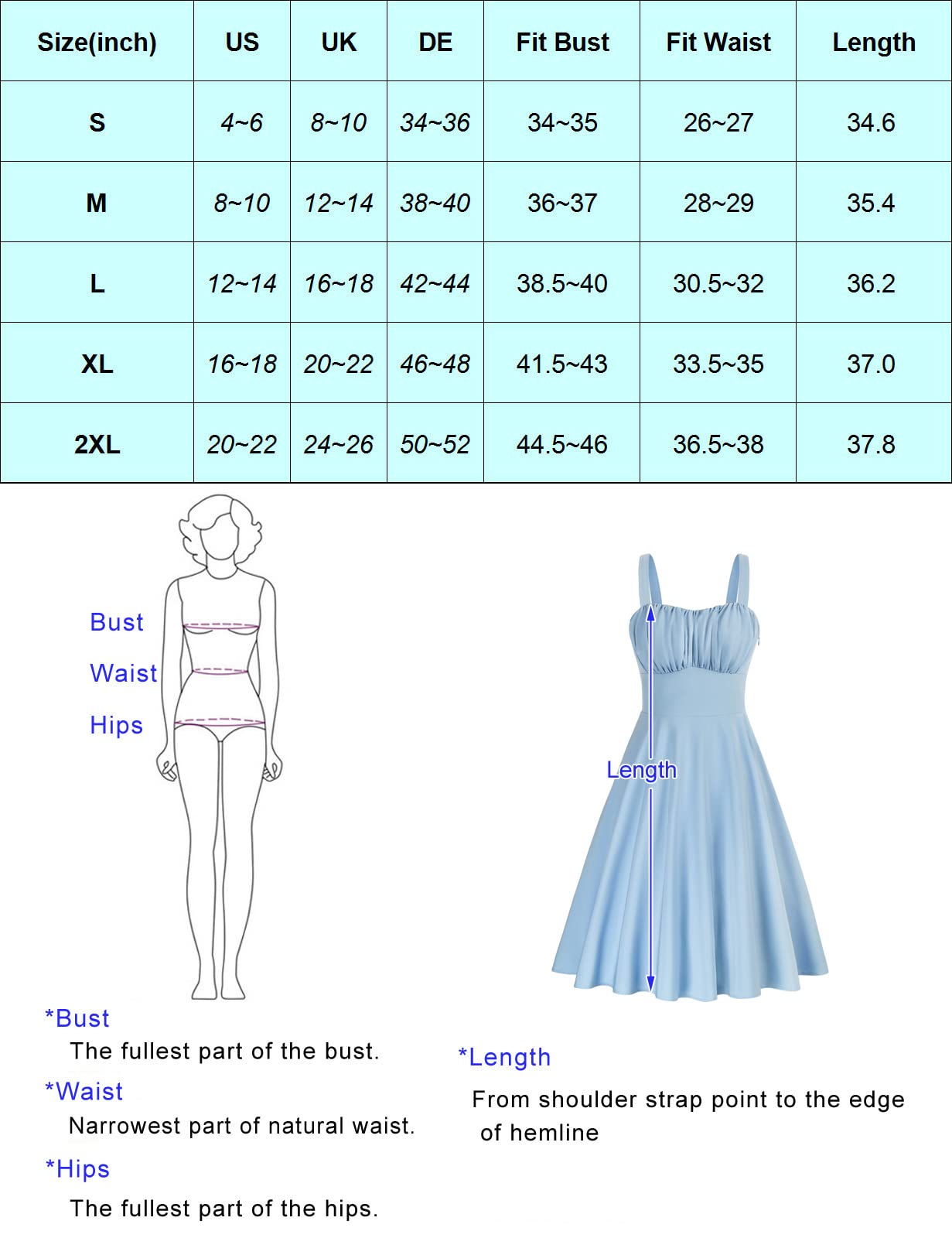 Vintage Dress for Women 1950s Summer Spaghetti Strap Ruched A-Line Flowy Swing Dress Black Polka Dot Dress L