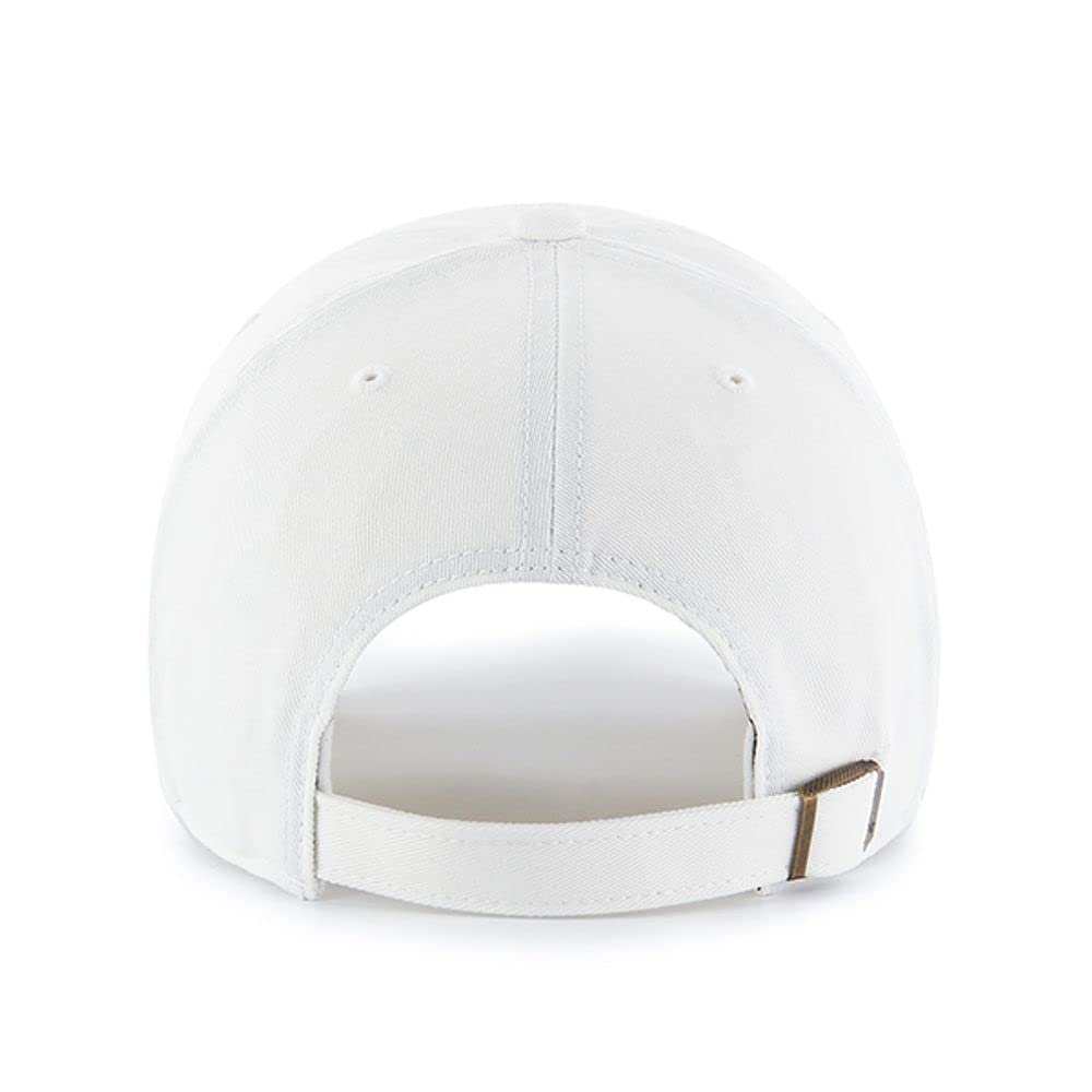 Atlanta Braves White White Clean Up Adjustable Hat, Adult One Size Fits All