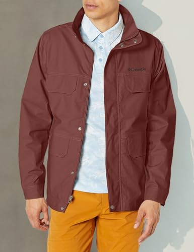 Columbia Men's Sage Lake Jacket, Light Raisin, Medium