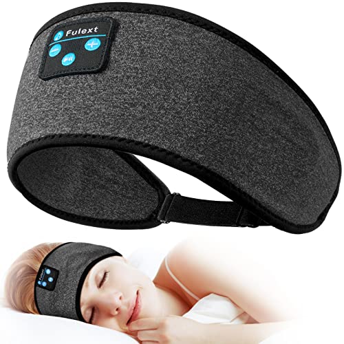Perytong Sleep Headphones Adjustable Bluetooth Headband, Sleep Headband Bluetooth Headphones Sleep Mask with Ultra-Thin HD Stereo Speakers Perfect for Side Sleepers,Insomnia,Workout,Jogging,Yoga,Gift