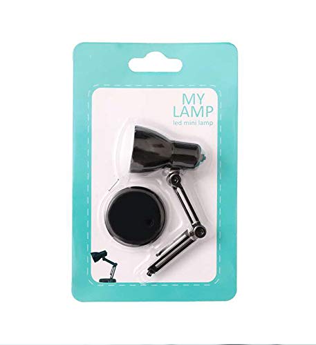 Yiwu Ruizhen Mini Book lamp,Mini Desk Light,Bedroom Small Night lamp, Warm Light,Eye Protection Battery-Operated (3 pcs LR41),Compact Portable lamp,Eye-Caring(White)