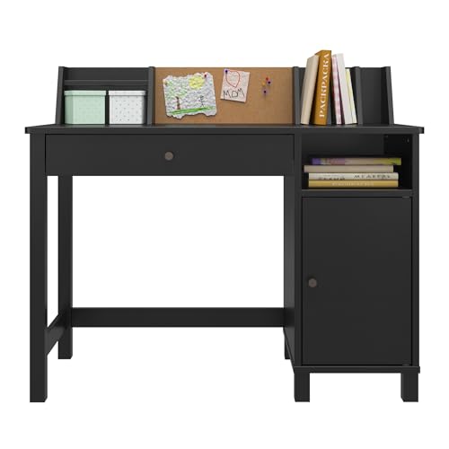 Little Seeds Abigail Kids Desk with Chair, Black