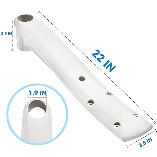 Pool Ladder Bracket,Deck Support 2 Pack Compatible with Swimming Pool BiltMor above Ground Step and Ladder System 160-0001PG…