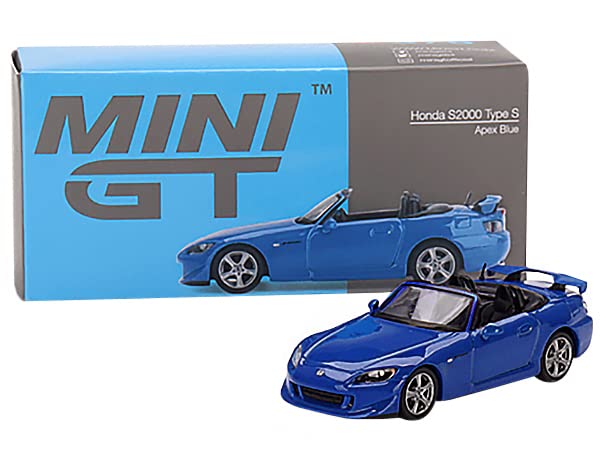 Truescale Miniatures S2000 (AP2) Type S Convertible RHD (Right Hand Drive) Apex Blue Ltd Ed to 3000 pcs Worldwide 1/64 Diecast Model Car by True Scale Miniatures MGT00376