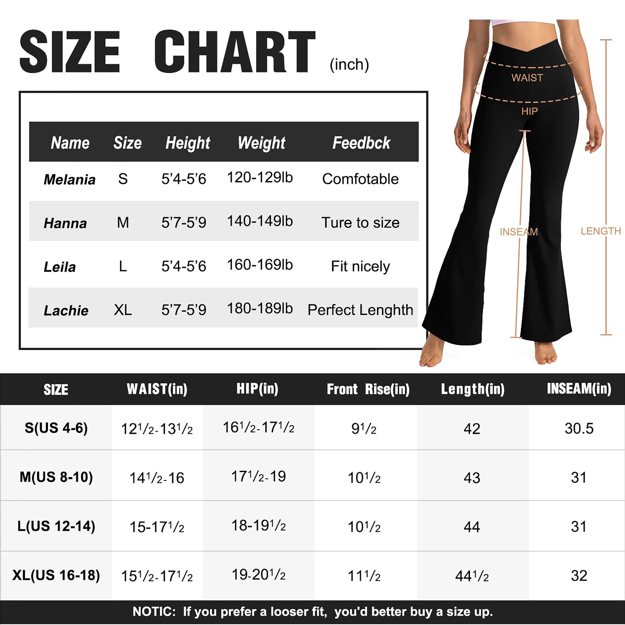 Women’s Bootcut Yoga Pants Tummy Control Flare Leggings High Waist Crossover Lounge Bell Bottom Jazz Dress Baseball Pants