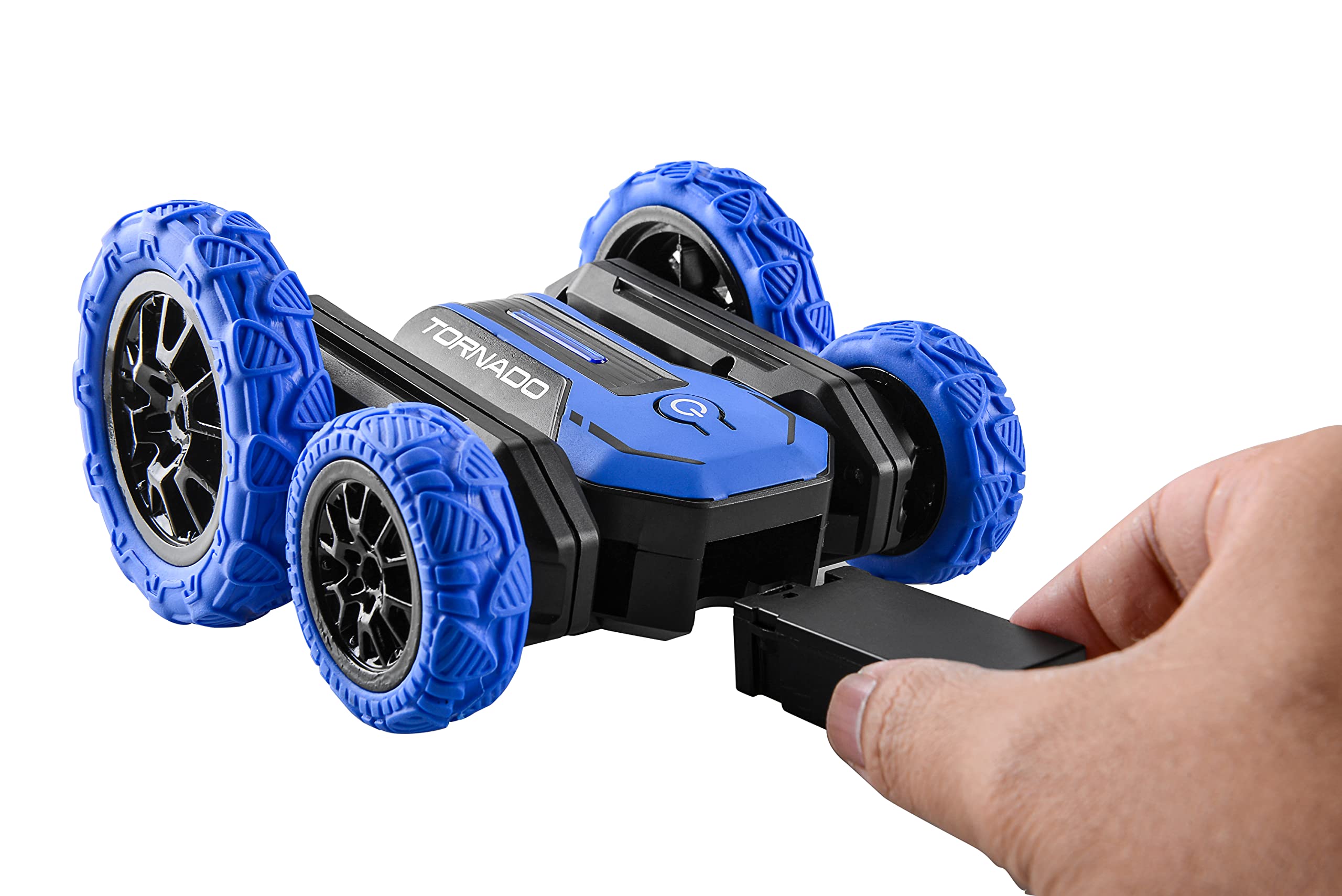 BEZGAR Spare Parts Accessories - 3.7V, 500mAh Modular Li-ion Battery (1) + USB Charger (1) TD202 RC Stunt Car