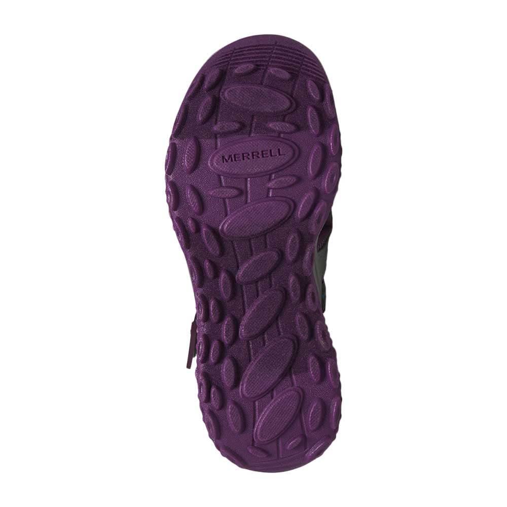 Merrell Hydro 2 Sport Sandal, Grey/Berry, 4 US Unisex Big Kid