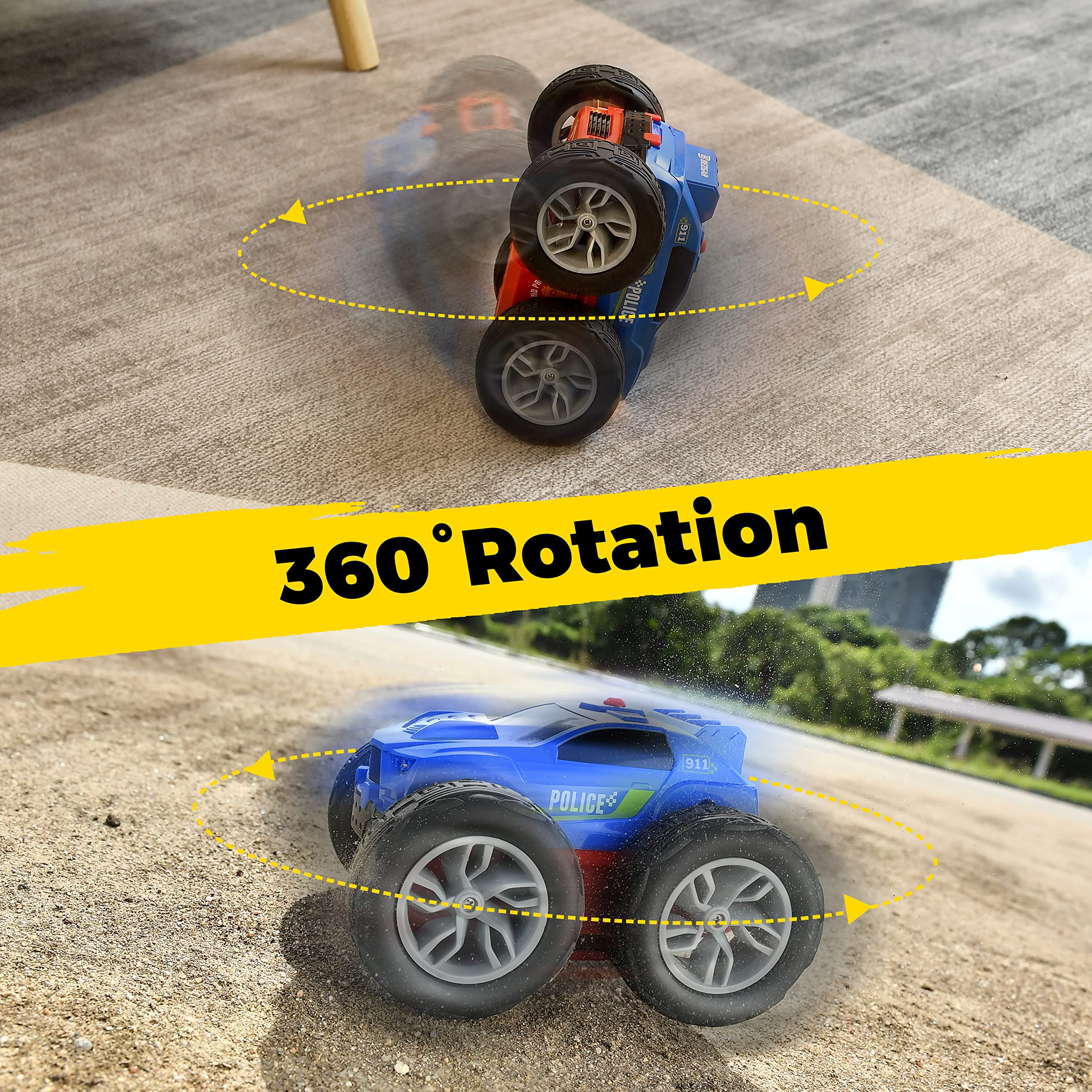 BEZGAR Spare Parts Accessories 3.7V, 800mAh Li-ion Battery (1) + USB Charger (1) TD201 2in1 Double Sided RC Stunt Car