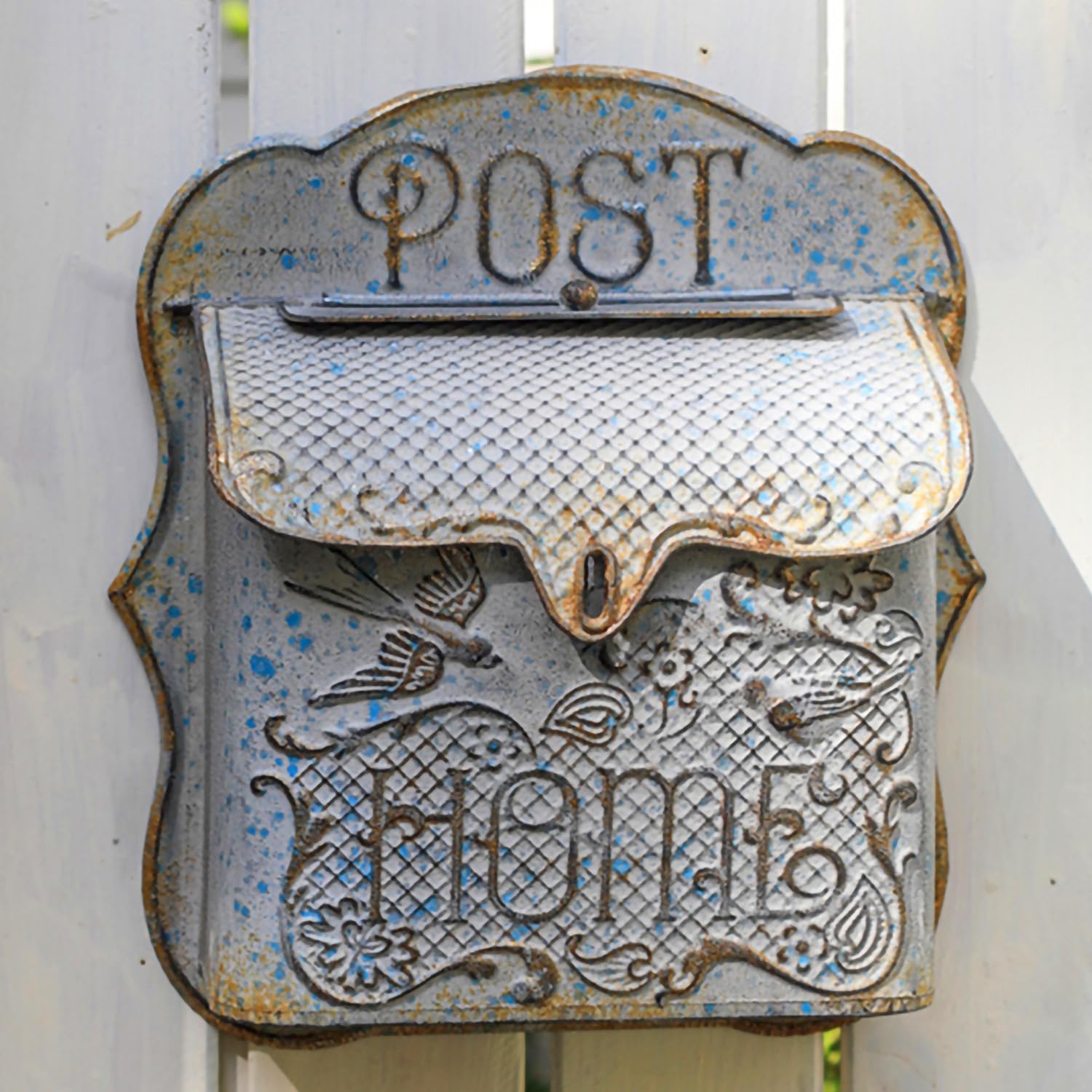 BIG FORTUNE Wall Mount Mailbox for House Outside Vintage Metal Door Mailbox