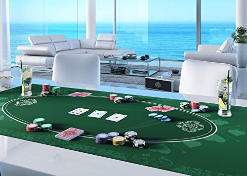 Bullets Poker Set, 2 Plastic Card, Dice, Dealer Button, Manual & Travel Case – with Case for Texas Hold’em, Casino Games, & Prominence – Ideal Poker Set with Chips and Cards, 500 Clay 'Carmela' Chips.