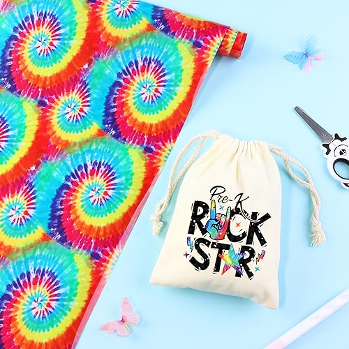 Tintnut Tie-dye Swirl HTV Heat Transfer Vinyl Roll - 12 Inch x 5ft Roll HTV Color Gradient Swirl Iron on Vinyl Spiral Patterned HTV Vinyl DIY Canvas Bag T-Shirts for Cricut or Silhouette Cameo