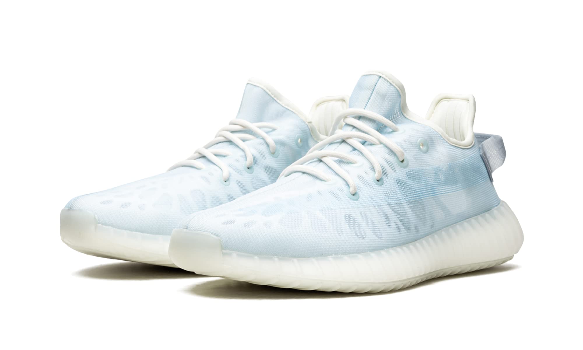 adidas Mens Yeezy Boost 350 V2 GW2869 Mono Ice - Size 13