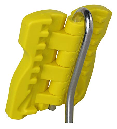 The Original Fat Ivan Fold Up Doorstop Wedge with Magnet - Yellow (2 Pack)
