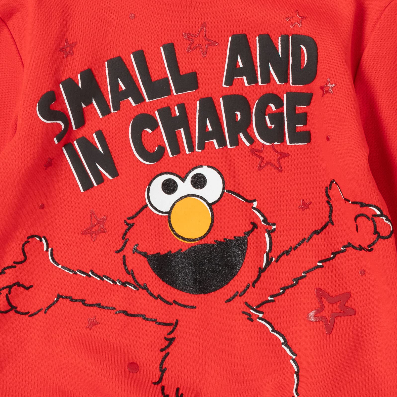 Sesame Street Elmo Toddler Boys Fleece Pullover Hoodie & Pants Red 2T