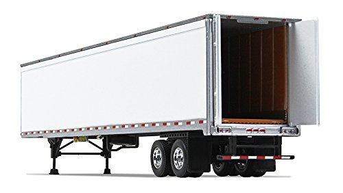 First Gear 1/64 Scale Diecast Collectible White/White Mack Anthem Sleeper Cab Tractor with 53' Trailer (#60-0367)