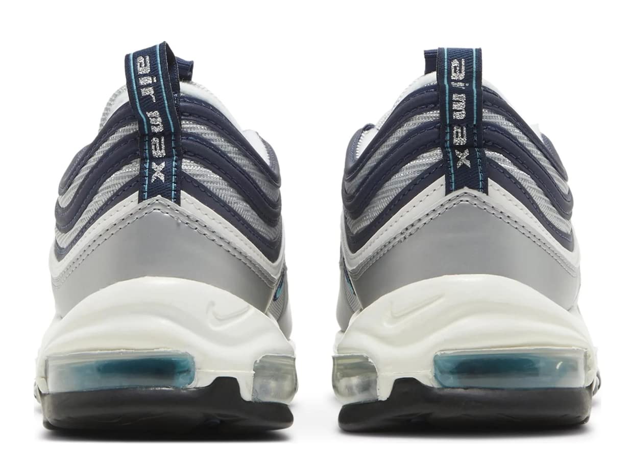 Nike Mens Air Max 97 DM0028 001 Metallic Silver/Chlorine Blue - Size 10.5